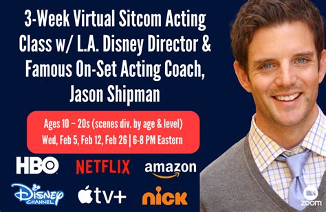Virtual 3 Week Sitcom Class W La Disney Director And Famous On Set