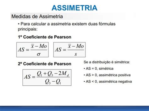 Aula 20 Medidas De Assimetria