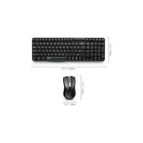 Rapoo X1800 Wireless Keyboard And Mouse Combo Set