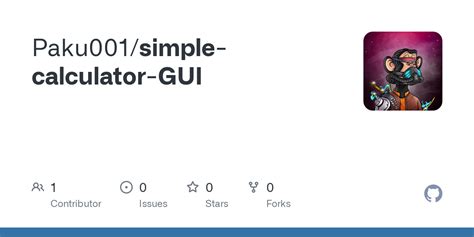 Github Paku Simple Calculator Gui