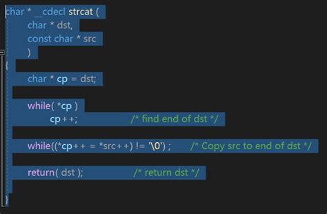 Strcat函数及其模拟strcat返回值 Csdn博客