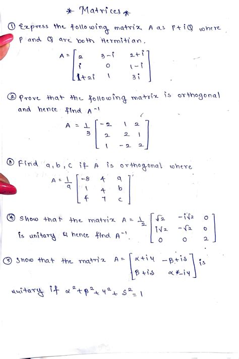 SOLUTION Matrices Studypool