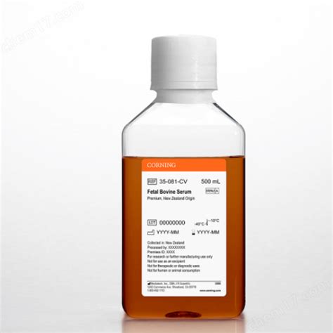 Corning 35 081 CV 特级胎牛血清 现货 上海华雅思创生物科技有限公司