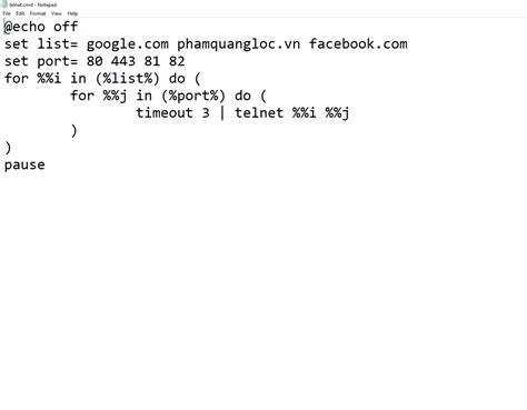 Reference Câu Chuyện Muôn Thuở Telnet Multiple Server And Ports