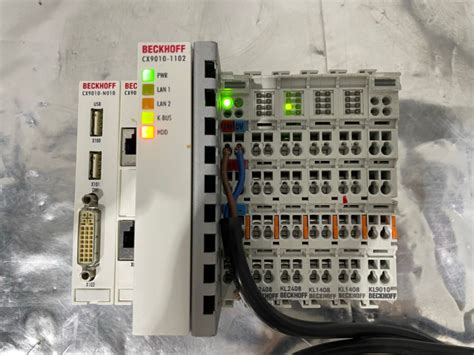 Beckhoff Cx9010 N010 Cx9010 N000 Cx9010 1102 Kl2408 X2 Kl1408x2 Kl9010 Plc Set Novus Ferro Pte Ltd