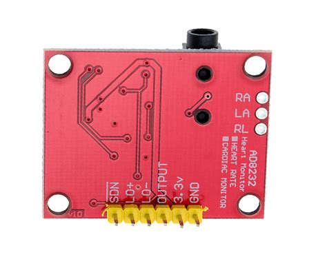 Ad8232 Ecg Pulse Heart Measurement Monitoring Sensor Module Diy Kit Ad8232 Single Lead Heart