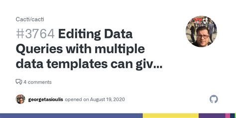 Editing Data Queries With Multiple Data Templates Can Give Errors About