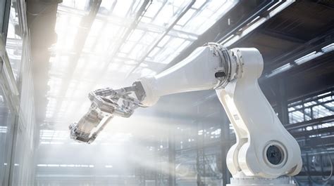 Premium Photo A Robotic Arm In A Factory Setting