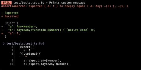 Asymmetric Matcher Message Is Not Printed · Issue 3908 · Vitest Devvitest · Github