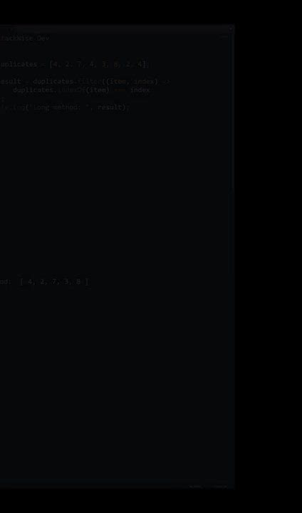 amad ali on linkedin remove duplicates from array in javascript tips