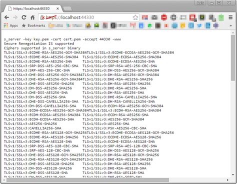 Create A Simple HTTPS Server With OPENSSL S SERVER Superhero Ninja