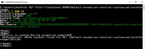 Customizing Spring Default Handlerexceptionresolvers Functionality