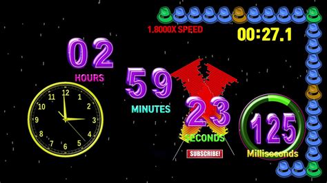 Speed Feeling Colorful Hats 3 Hours Timer Countdown Alarm🔔 Youtube