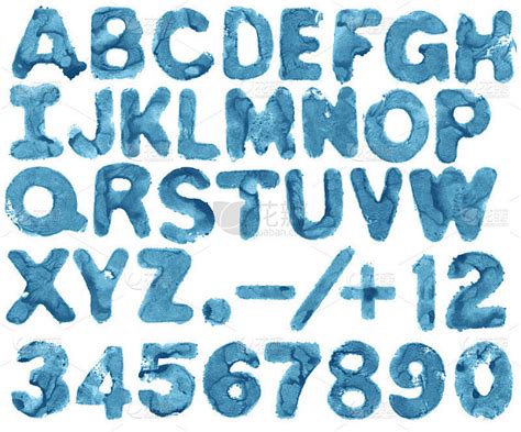 由字母和数字组成的字母表 由字母和数字组成的字母表