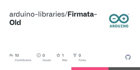 github arduino libraries firmata old