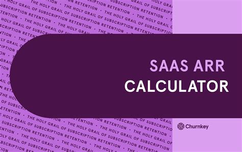 Saas Arr Calculator And Benchmarks