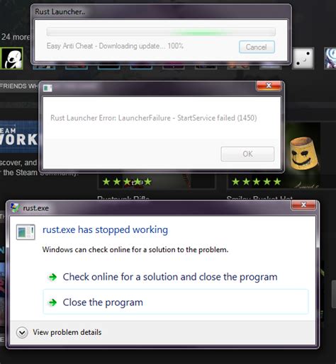 Can T Play Rust Easy Anti Cheat Download Update Results In Crash R Playrust