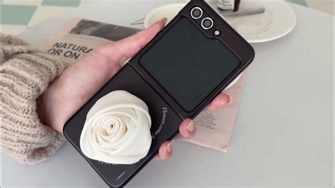 새틴 레터링 Z플립 하드로즈 스마트톡 Youtube