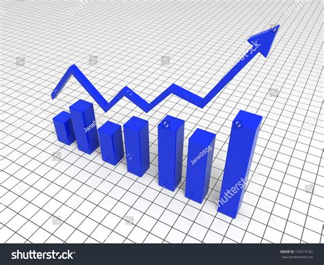 Chartthe Bar Chart Arrows Stock Illustration Shutterstock