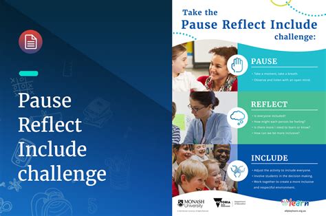 Pause Reflect Include Allplay Learn