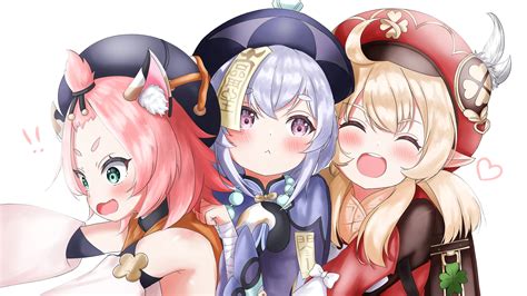 Diona Klee Qiqi 4K 5K HD Genshin Impact Wallpapers HD Wallpapers ID 56229