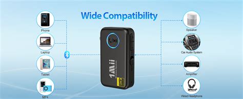 1mii Ldac Bluetooth Aux Adapter For Car Wireless Bluetooth 5 3 Receiver With Volume