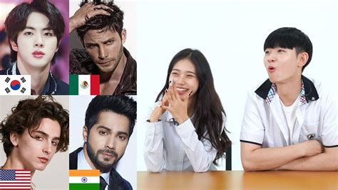 나라별 잘생긴 남자를 본 10대들의 반응 미남 훈남 존잘 외모 │우리들의 이야기 [eng Cc] Youtube