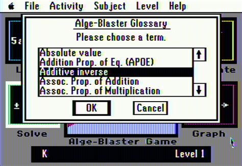 Screenshot Of Alge Blaster Plus Apple Ii 1989 Mobygames