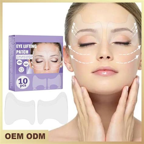 여우 눈 탄력 있는 얼굴 리프트 벨트 목 얇은 얼굴 라인 보이지 않는 턱 리프트 처진 피부 아이 테이프 빠른 스티커 스킨케어 도구