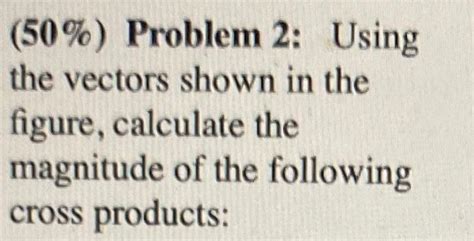 Solved Problem Using The Vectors Shown In The Chegg