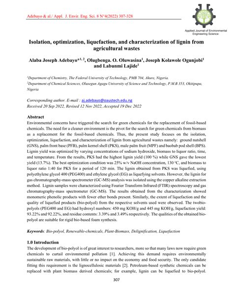 Pdf Isolation Optimization Liquefaction And Characterization Of