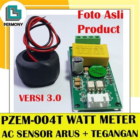 Jual Pzem 004t Energy Watt Meter Sensor Current Voltage Pzem004t Arus