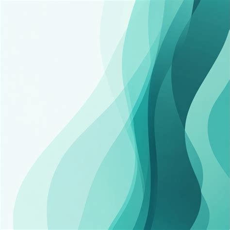 Abstract Green Gradient Creating A Serene Visual Transition Premium Ai Generated Image