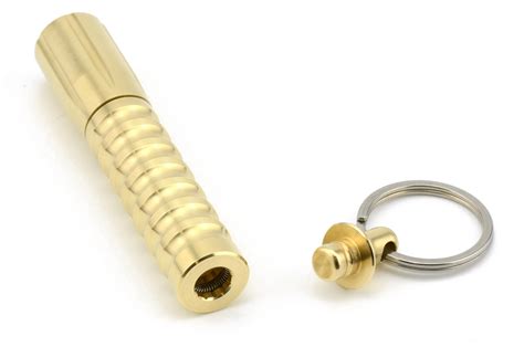 Prometheus Lights Beta Qrv3 Brass Flashlight Mukama