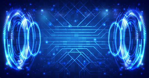 미래 공상 과학 빛나는 Hud 프레임 및 인터페이스 화면 데이터 엔지니어 추상 홀로그램 하이테크 배경 프로젝터의 가상 현실