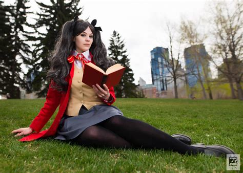 Rin Tohsaka Tohsaka Rin Rin Tohsaka Anime Cosplay Fate Series Anime Cosplay