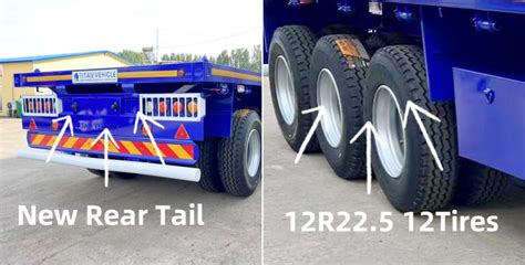 Tri Axle Flat Deck Top Semi Trailers For Sale Price Manufacturers