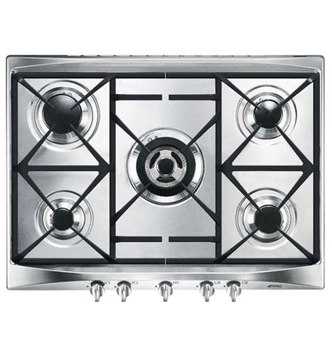 Placa Gas Smeg Sr275xgh2 5f 7075cm Inox