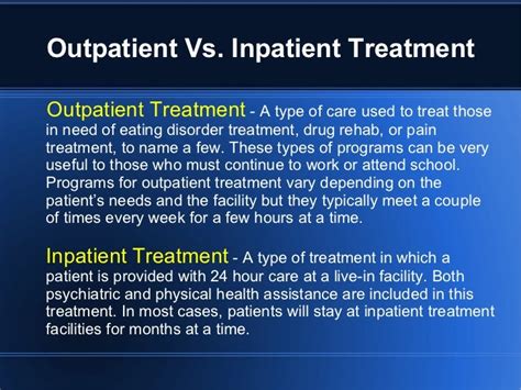 Inpatient Vs Outpatient Understanding The Difference