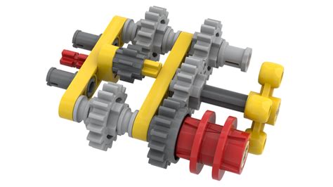 Lego Moc Stepper Gearbox By 2in1 Rebrickable Build With Lego