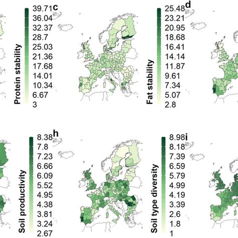 Spatial Patterns Of The Response And Explanatory Variables A Caloric