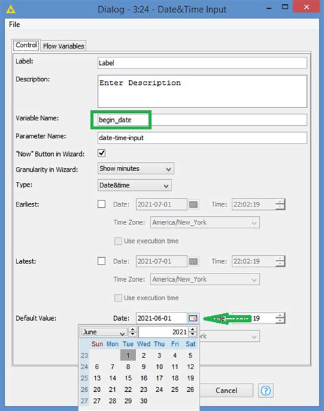 Multiple Date Variable Into Db Query Reader Knime Analytics Platform