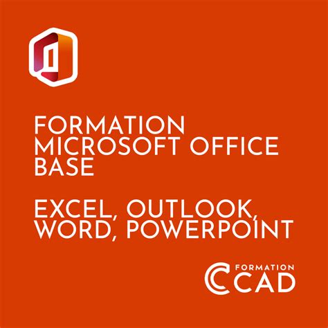 Microsoft Office Basics Courses Excel Word Powerpoint Outlook Formation Cad