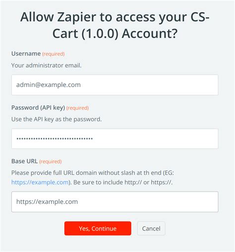 Integration With Zapier — Cs Cart 418x Documentation