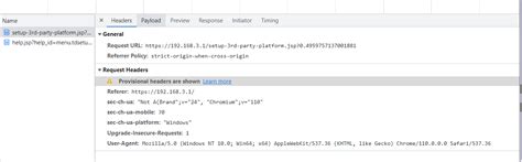 Bug Provisional Headers Are Shown Error When The Site Is Running At Playwright Chrome · Issue