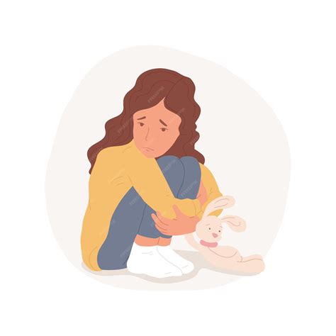 Premium Vector Fear Isolated Cartoon Vector Illustration