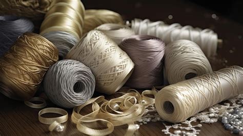 Premium Ai Image Texture Of Fine Interwoven Silk Threads