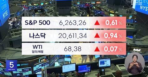 엔비디아 첫 시총 4조달러 돌파‥뉴욕증시 또 최고치