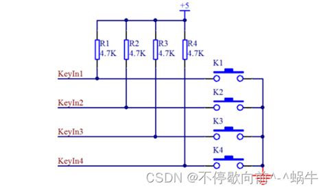 51单片机入门——独立按键的基本操作 单片机按键按下去是0还是1 csdn博客