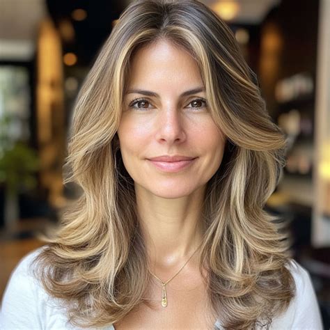 35 Layered Haircuts For Women Over 40 Ash Blonde Mid Length Layers